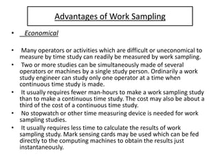 Work sampling | PPTX