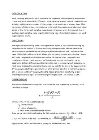 Work Sampling | DOCX | Educational Assessment | Education