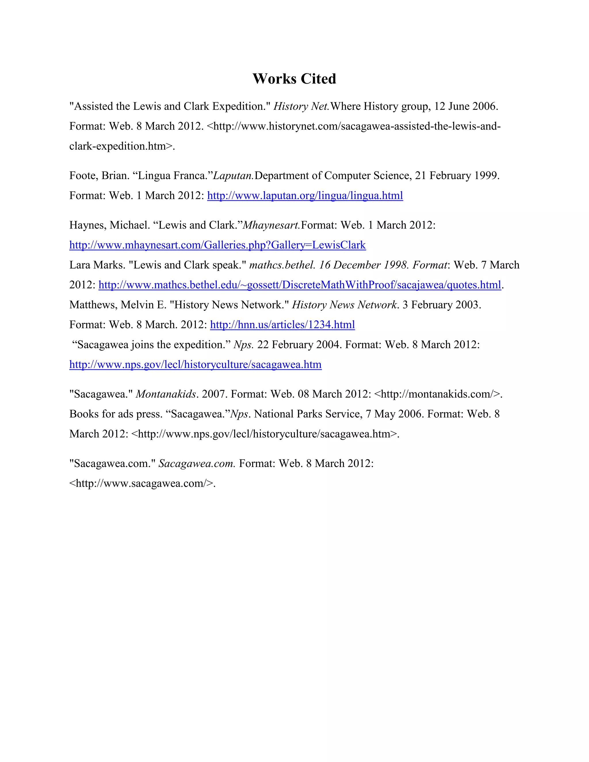 Works cited | DOCX