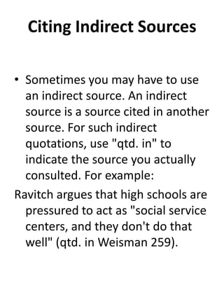 Works cited in-text citation | PPTX