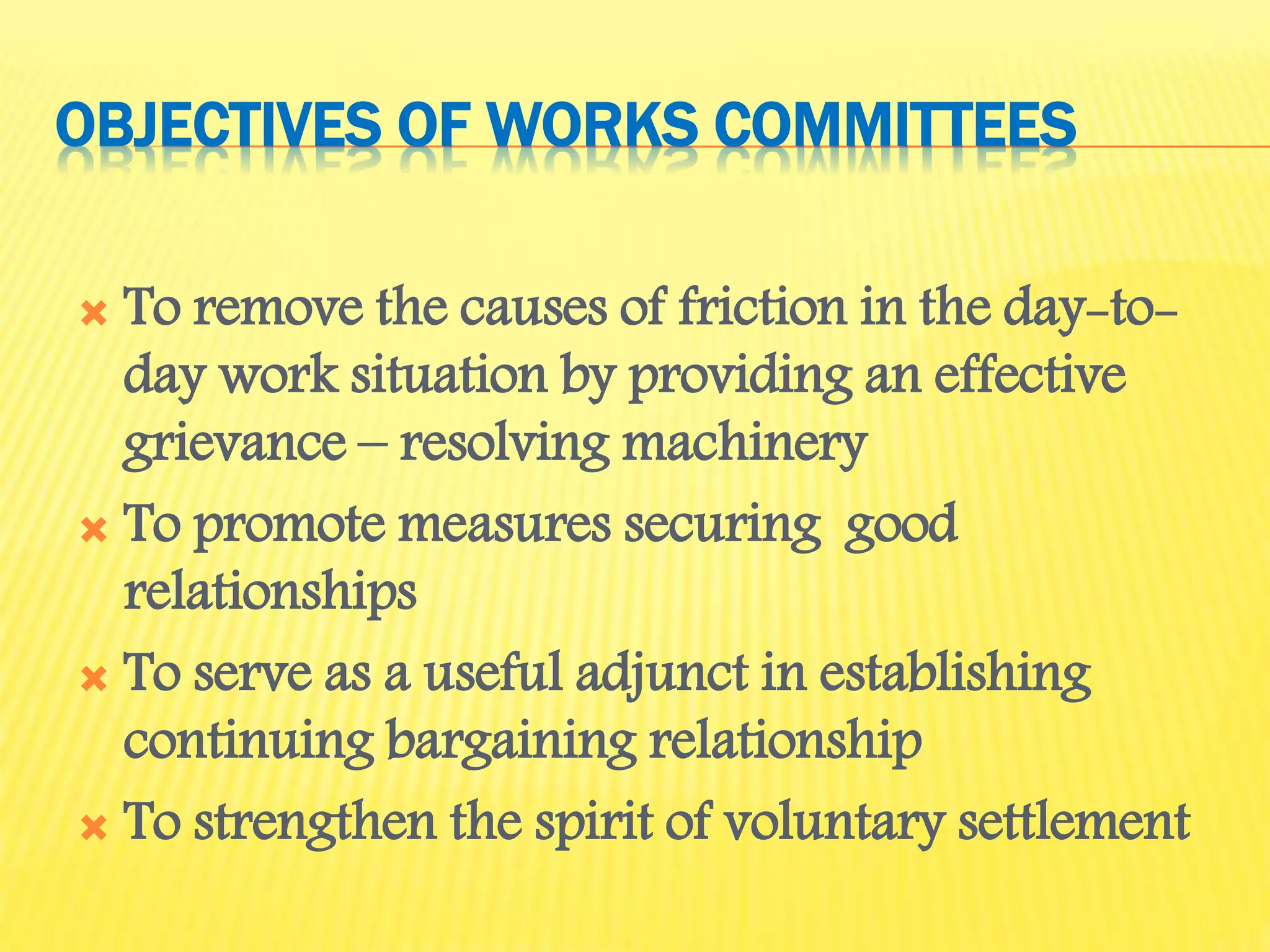 Works committee | PPTX