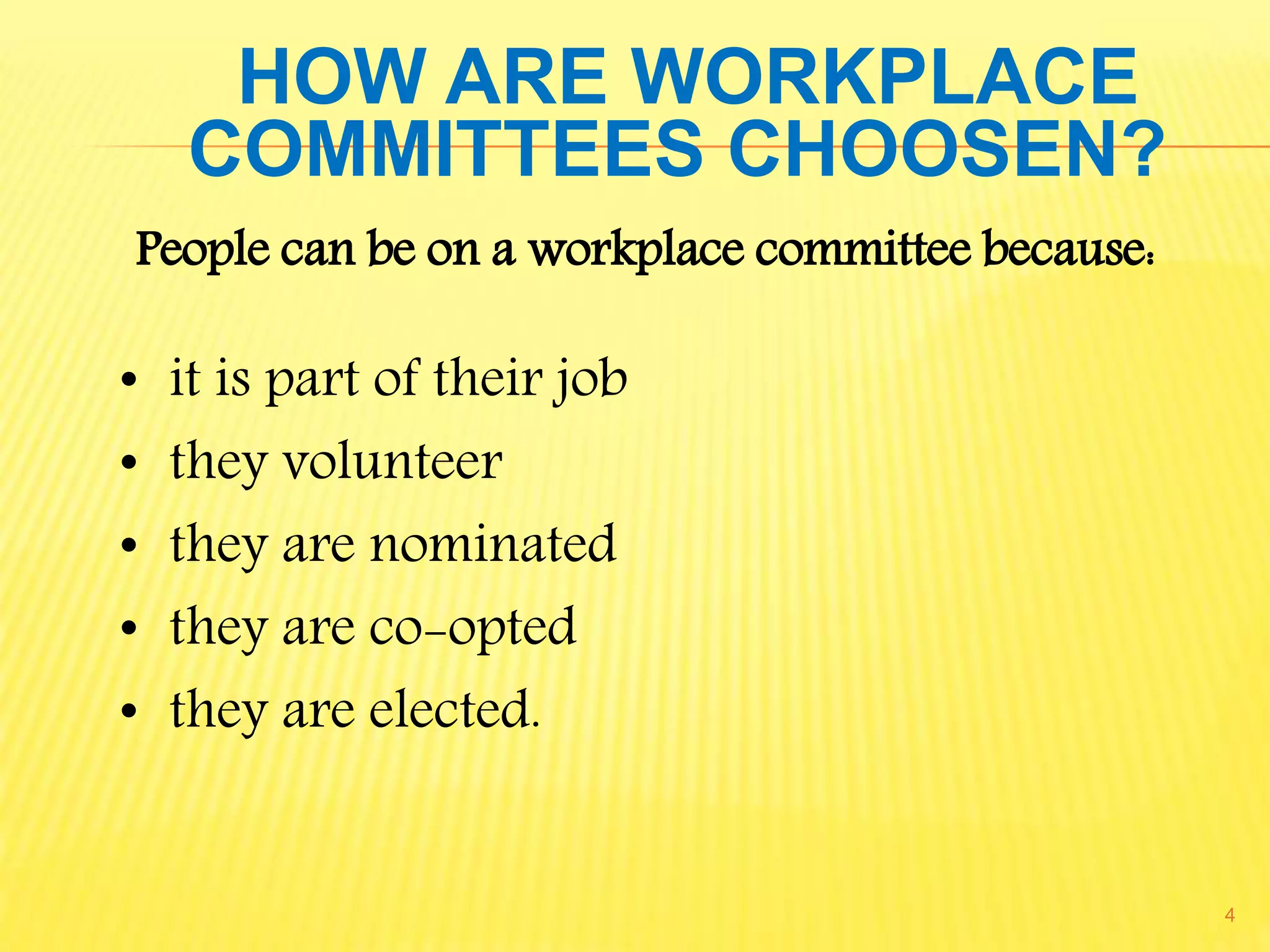 Works committee | PPTX