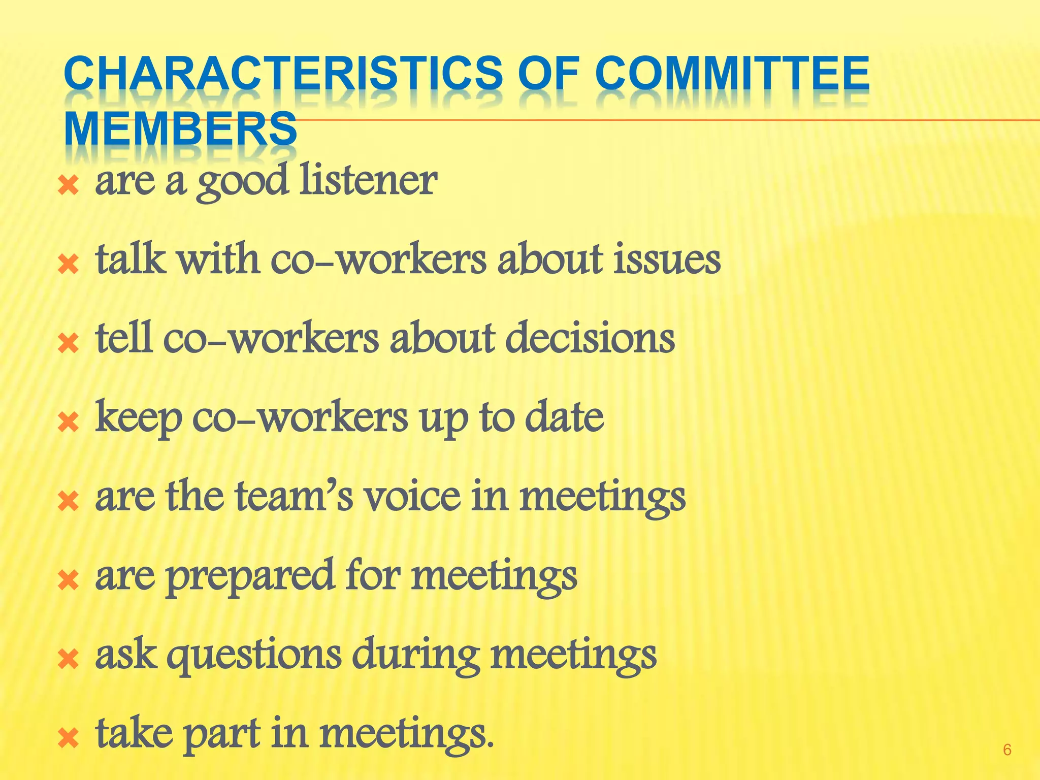 Works committee | PPTX