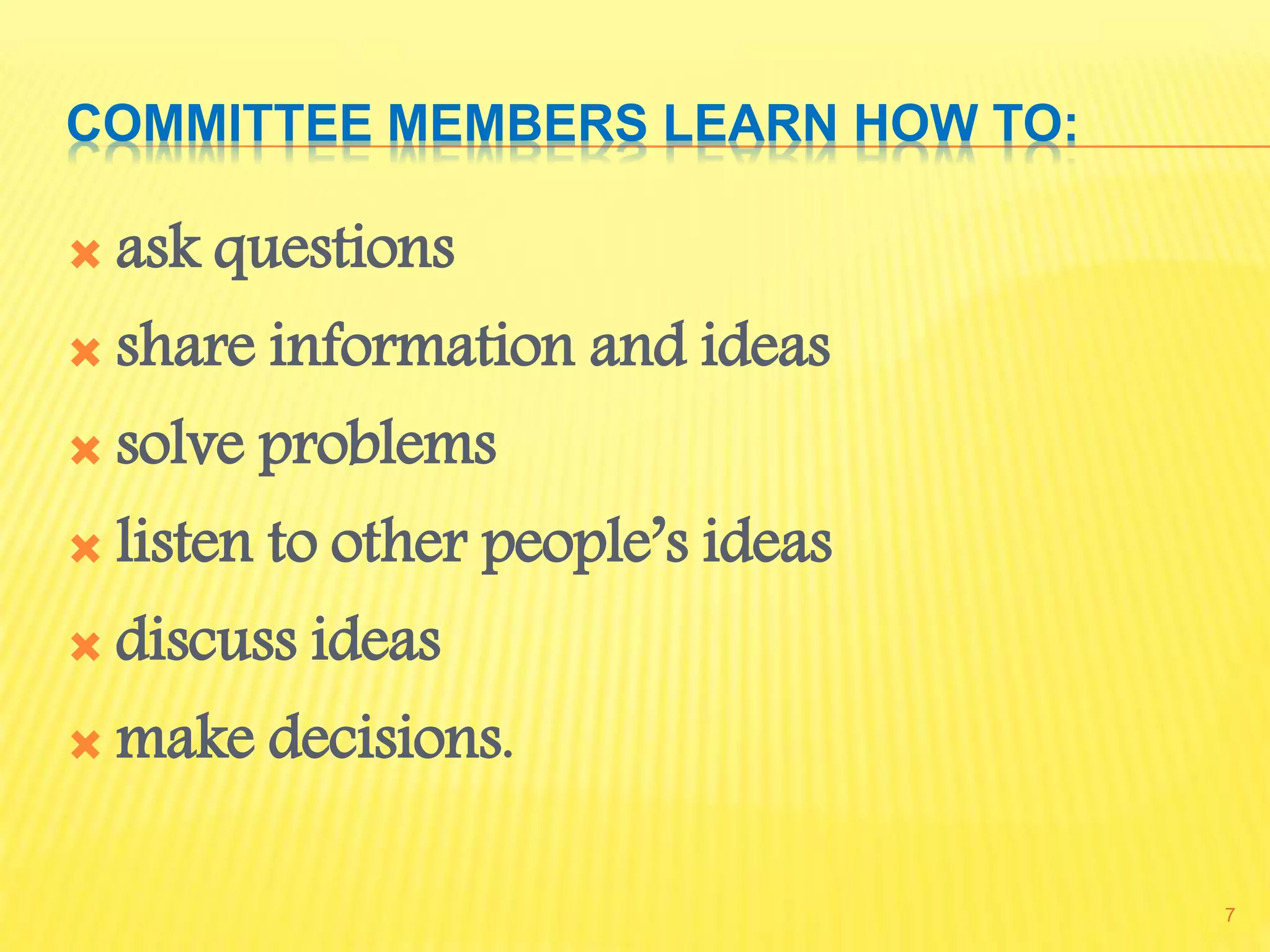 Works committee | PPTX