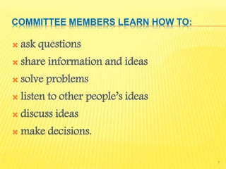 Works committee | PPTX