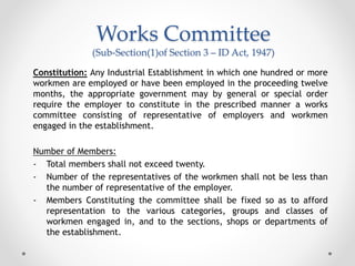 Works Committee Constitution and Responsibilities | PPT