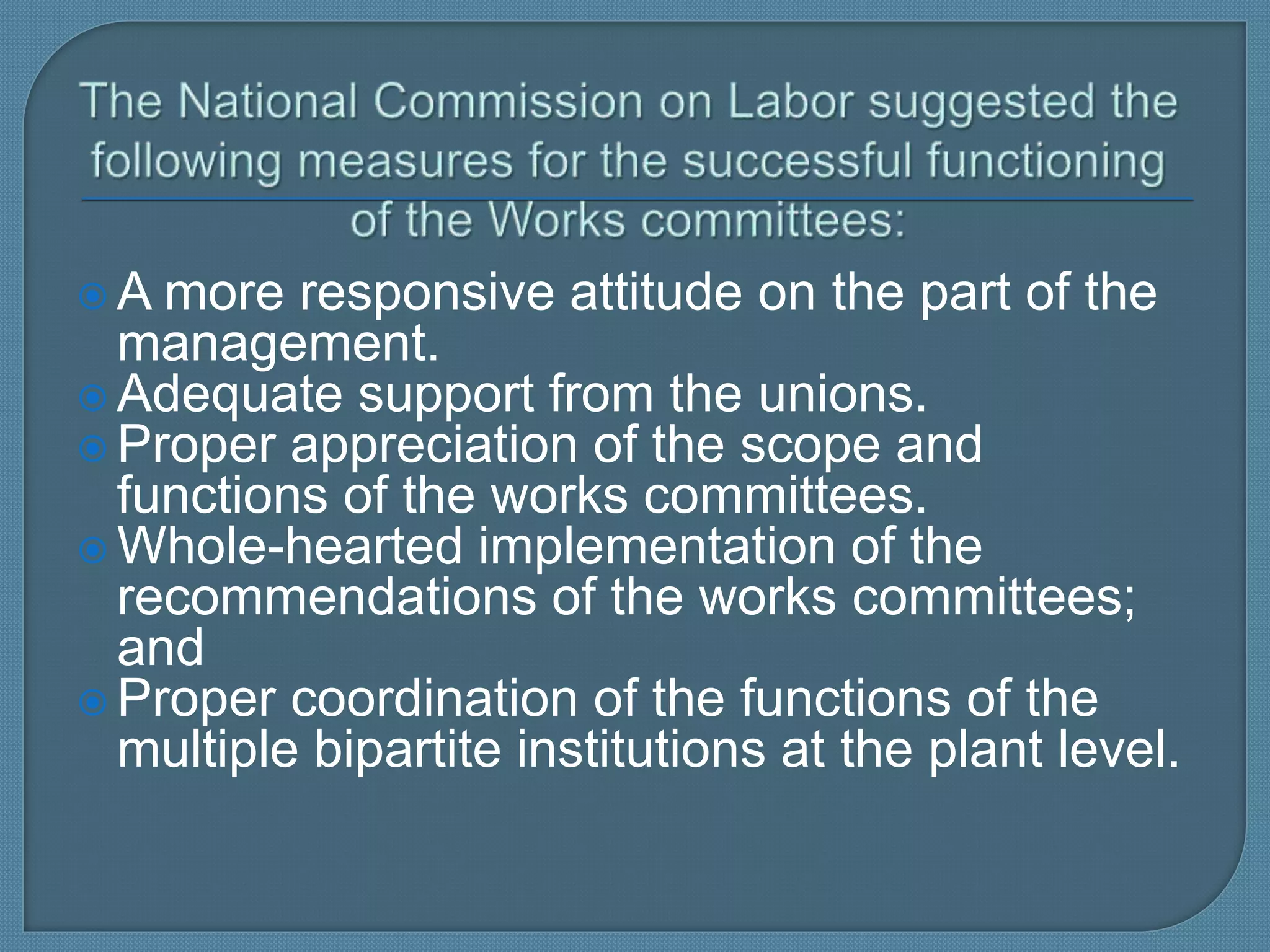 Works committees | PPTX