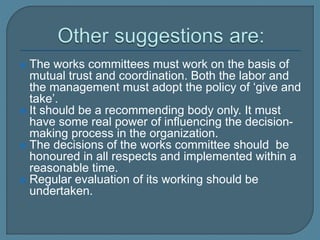 Works committees | PPTX
