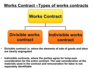 Works Contract | PPT