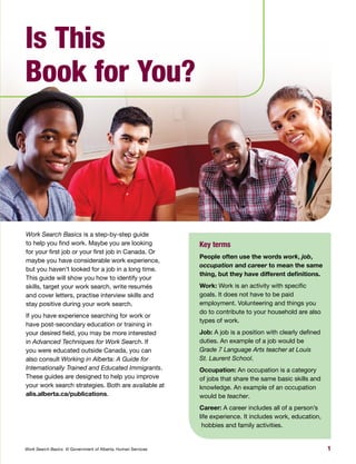 Work Search Basics | PDF