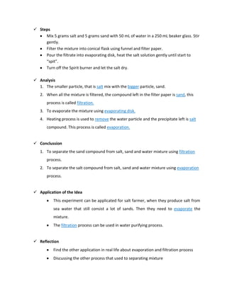 Worksheet Science Process Skill | DOCX