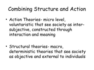 Social Action Theories | PPT