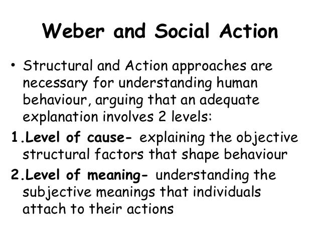 Social Action Theories