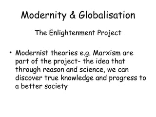 Modernism & Post Modernity | PPT