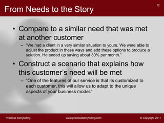 Storytelling for Sales | PPTX