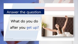 ใบความรู้ วิชาภาษาอังกฤษ ม.2 DLTV เรื่อง Things to do every day | PDF
