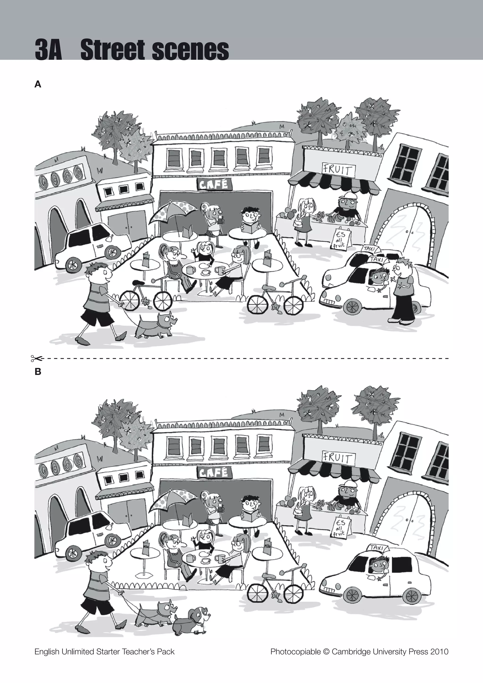Worksheet describing scenes | PDF