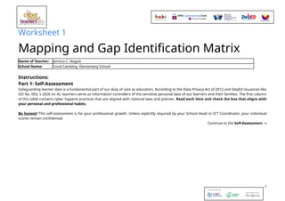 Comprehensive Cyber Hygiene and Data Privacy Practices for Educators | DOCX