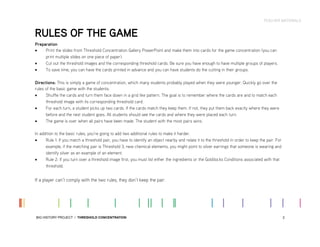2.X Threshold Concentration | PPT