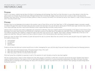 Lesson 6.1 Activity: Historos Cave | PPT