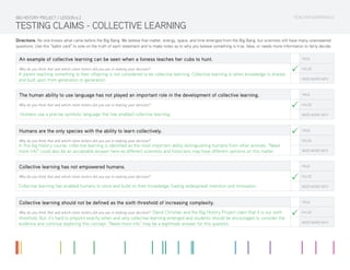 6.X Claim Testing - Collective Learning | PDF | Educational Assessment ...