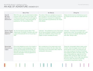 Lesson 8.1 Activity: An Age of Adventure | PDF