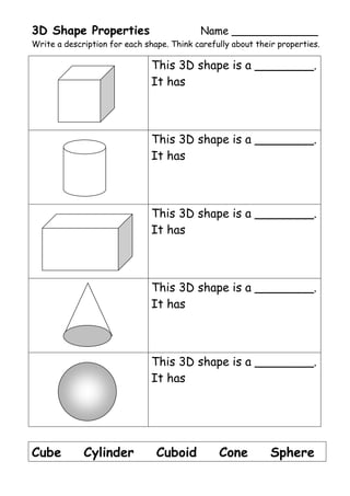 Worksheet 3 d | DOC