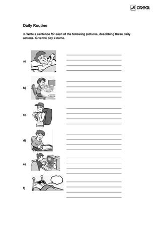 Worksheet 3 present simple | DOC