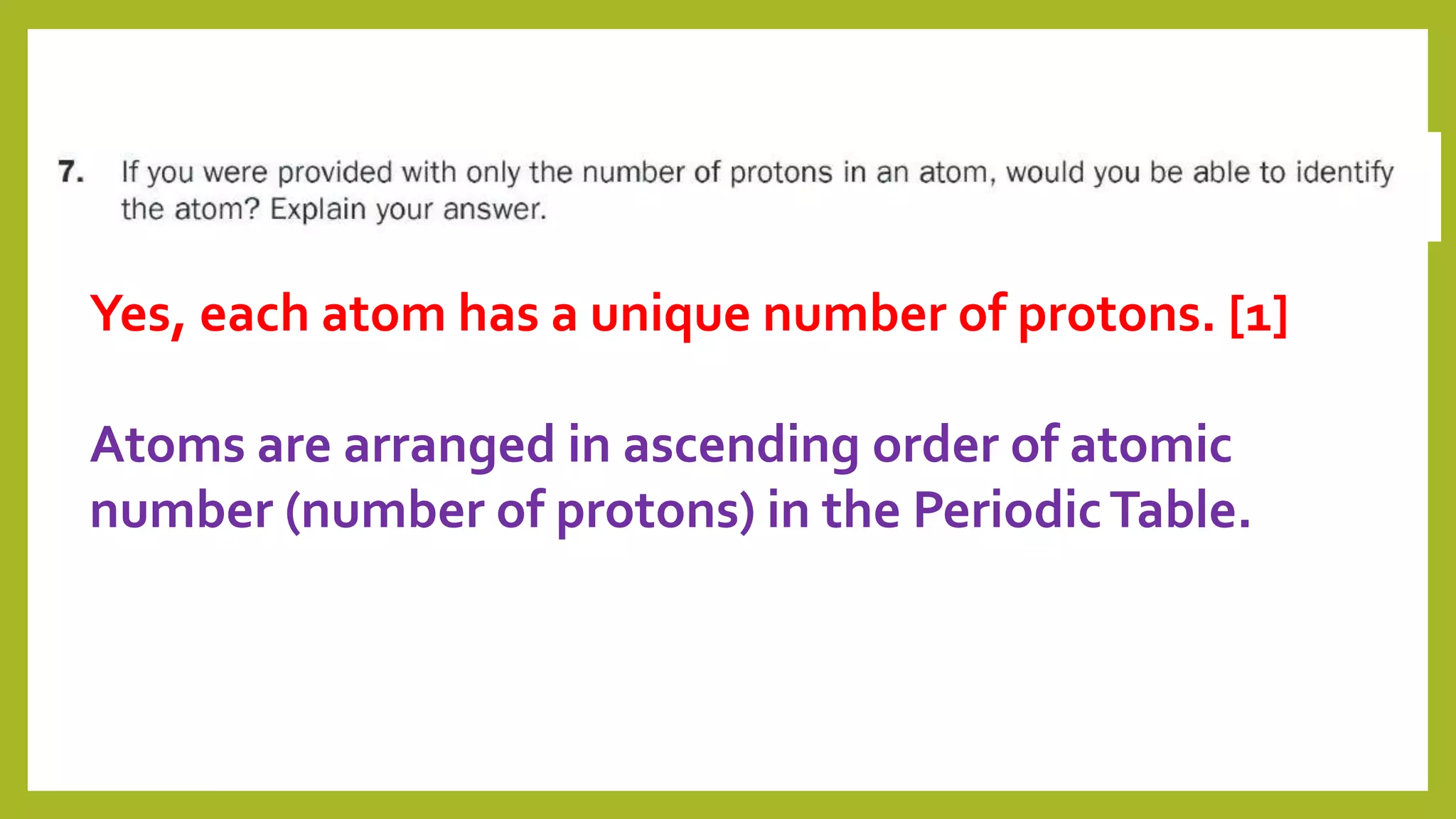 Worksheet 8.1 atoms and molecules | PPTX