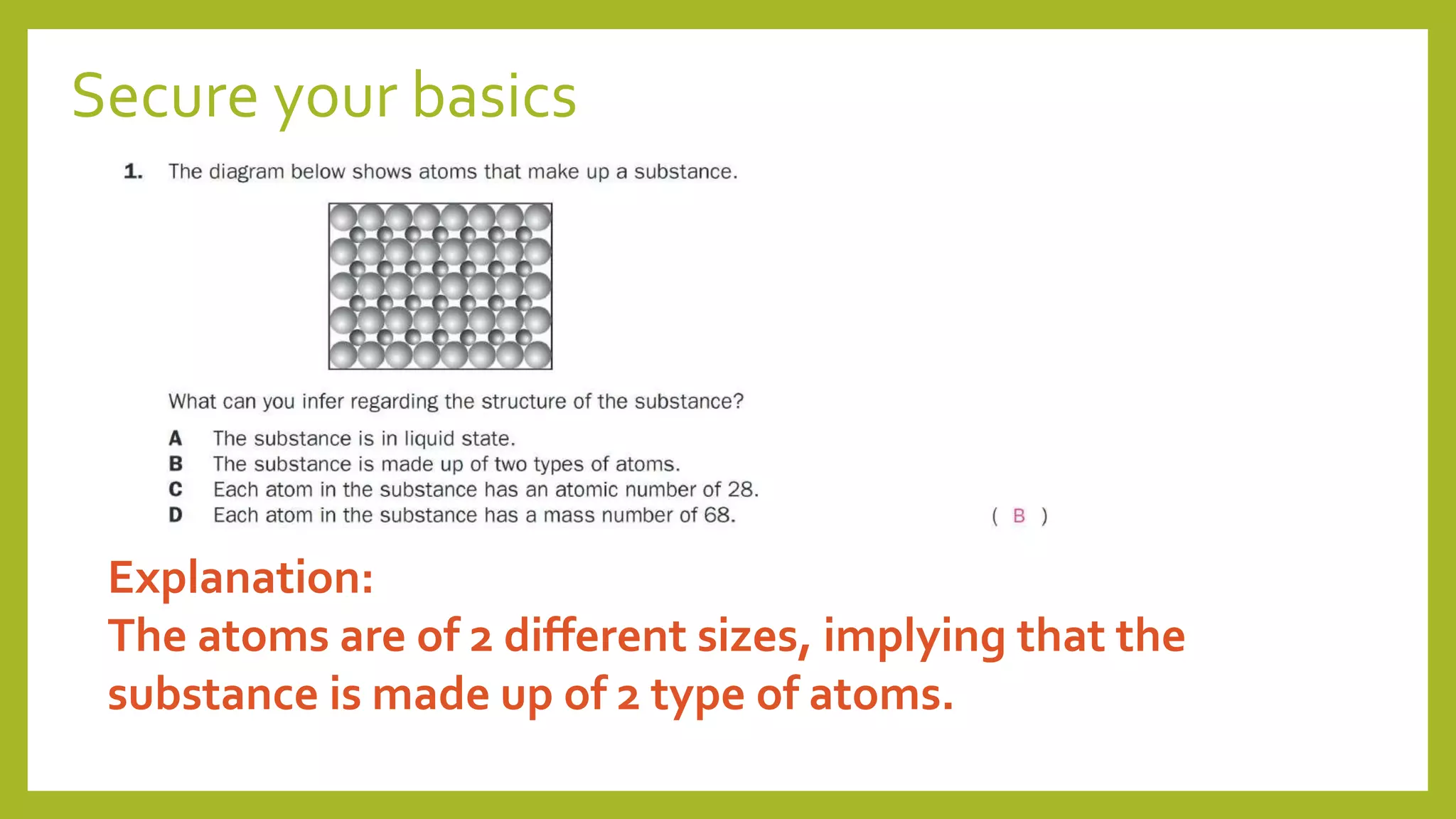 Worksheet 8.1 atoms and molecules | PPTX