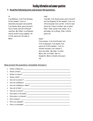 Worksheet 8th | DOCX