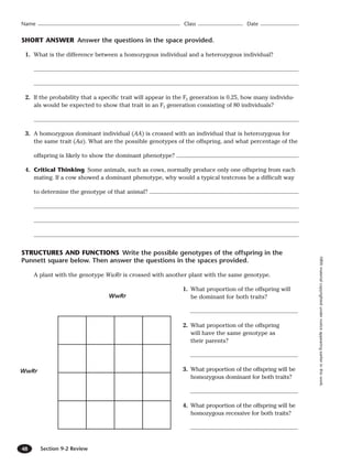 Worksheet 9 2 | PDF