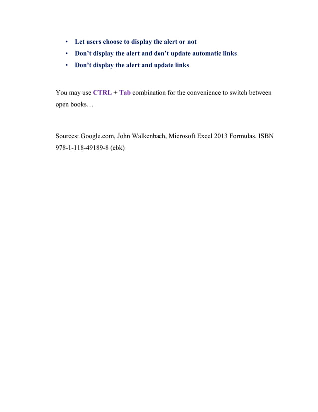 Worksheet And Workbooks Linking Pdf