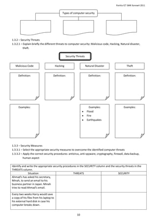 Worksheet complete set 180111 | DOCX