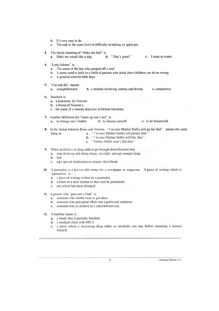 Worksheet for advanced 4 | PDF