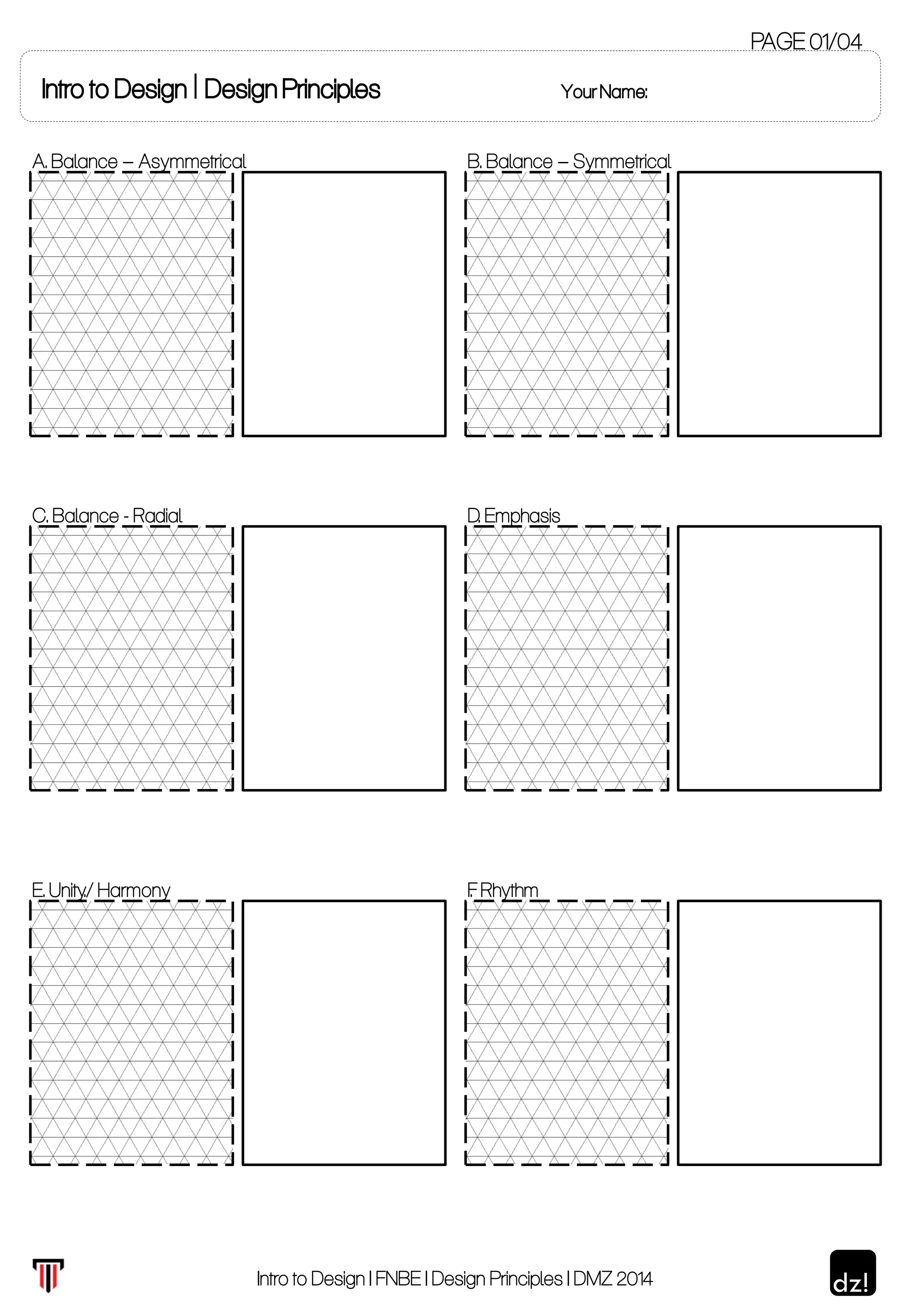 Worksheet for design principles | PDF