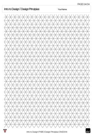 Worksheet for design principles | PDF