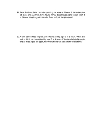 Worksheet For Linear Equation | PDF