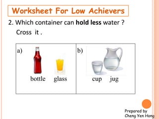 Worksheet For Low Achievers | PPTX