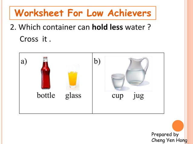 Worksheet For Low Achievers | PDF