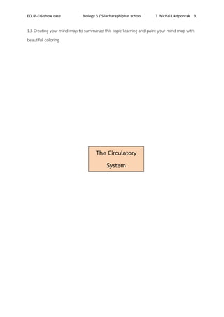 Worksheet human heart | PDF