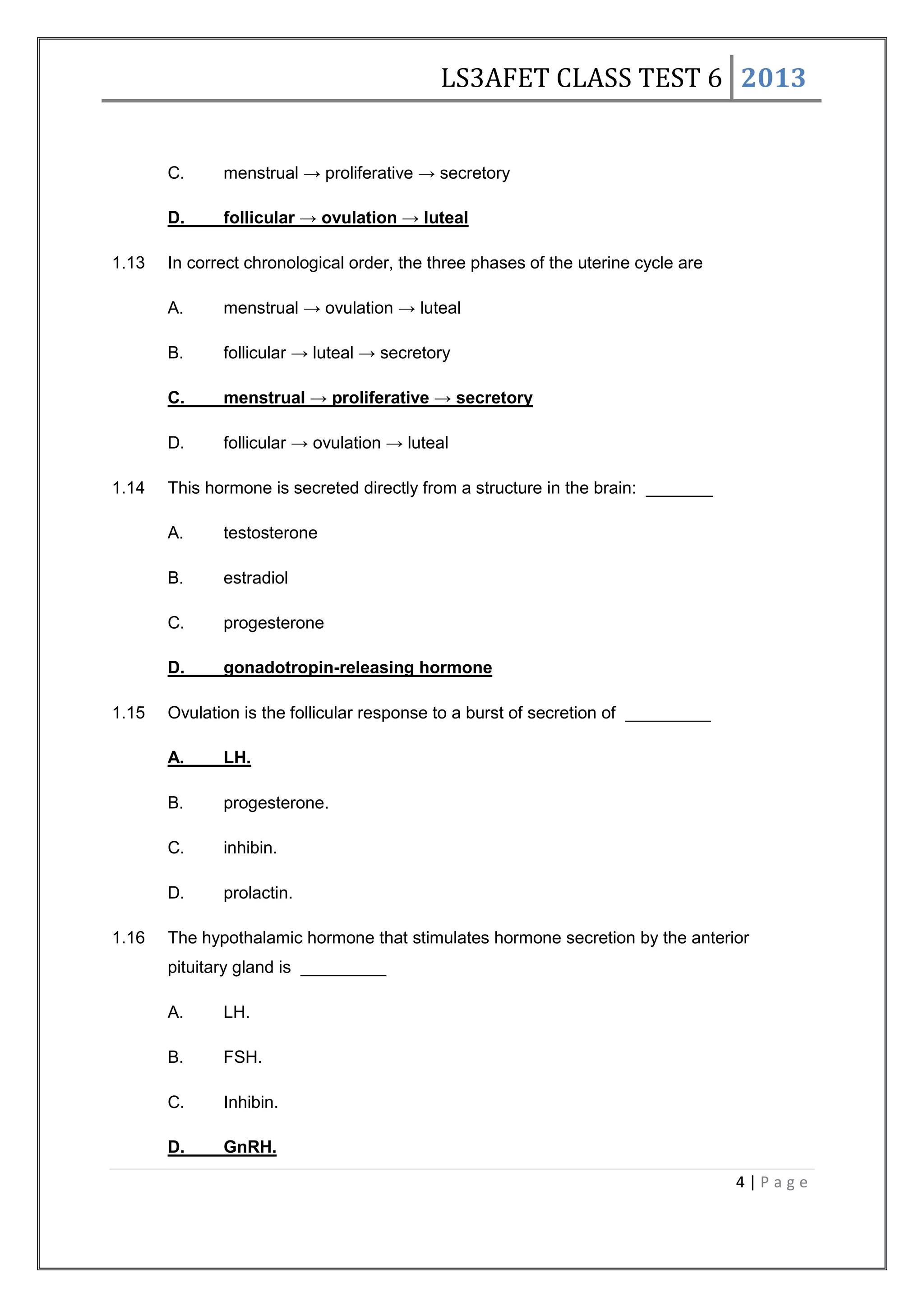 Worksheet human reproduction | DOCX