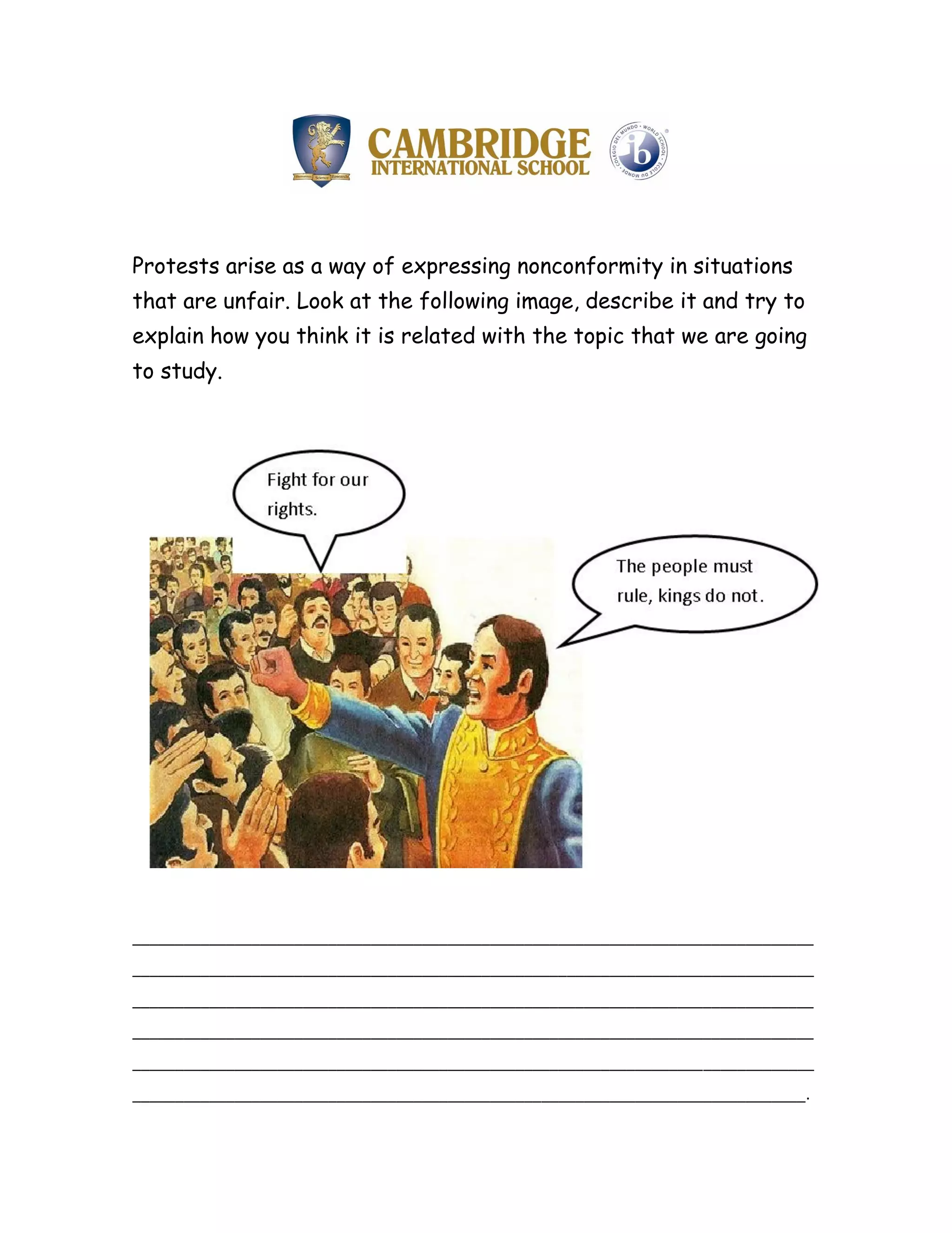 Worksheet introduction to the new granada. | PDF