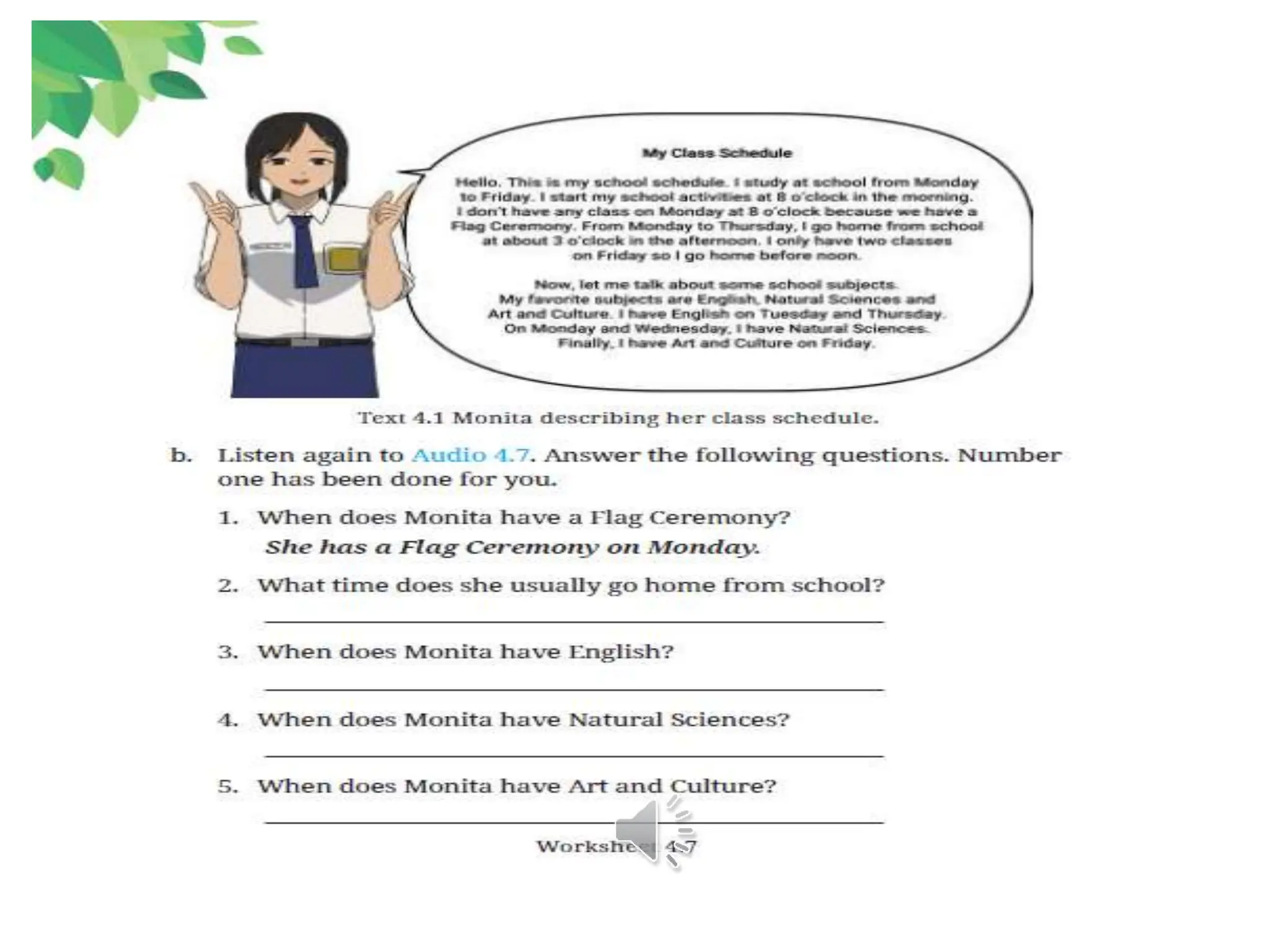 WORKSHEET KELAS 7 SEMESTER GENAP MATA PELAJARAN BAHASA INGGRIS.pptx