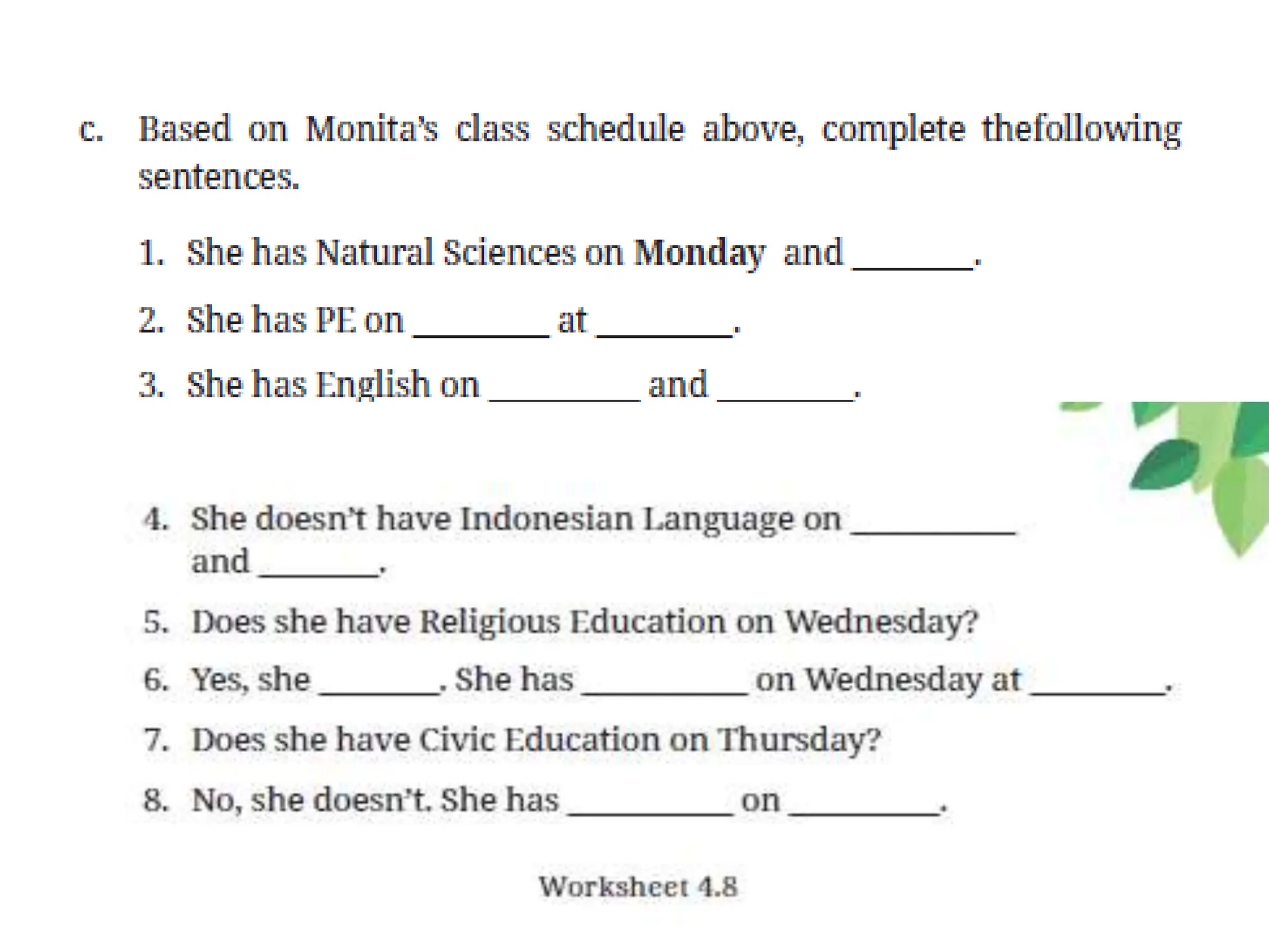 WORKSHEET KELAS 7 SEMESTER GENAP MATA PELAJARAN BAHASA INGGRIS.pptx