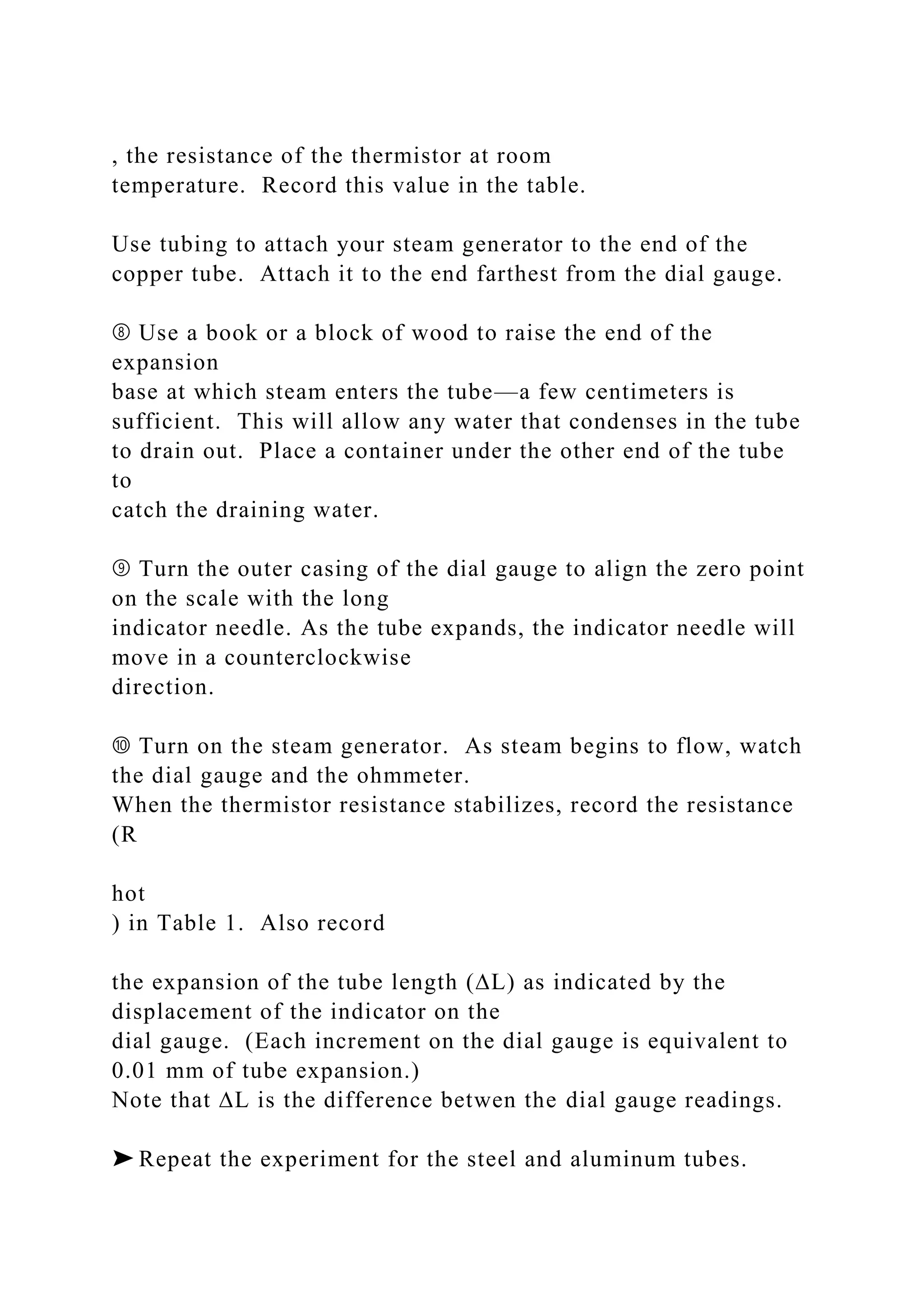 WorksheetPhysics I Thermal Expansion WorksheetClassUP1 LabNames.docx ...