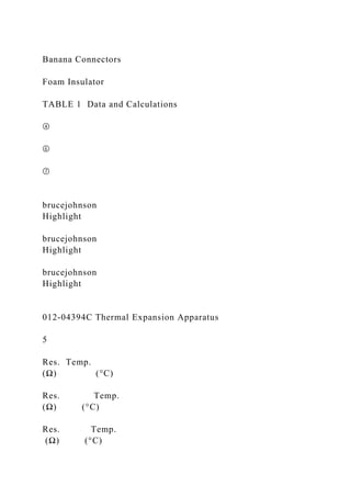 WorksheetPhysics I Thermal Expansion WorksheetClassUP1 LabNames.docx