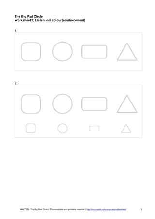 Worksheets circle | PDF