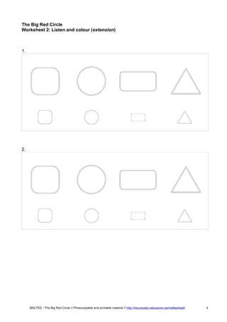 Worksheets circle | PDF