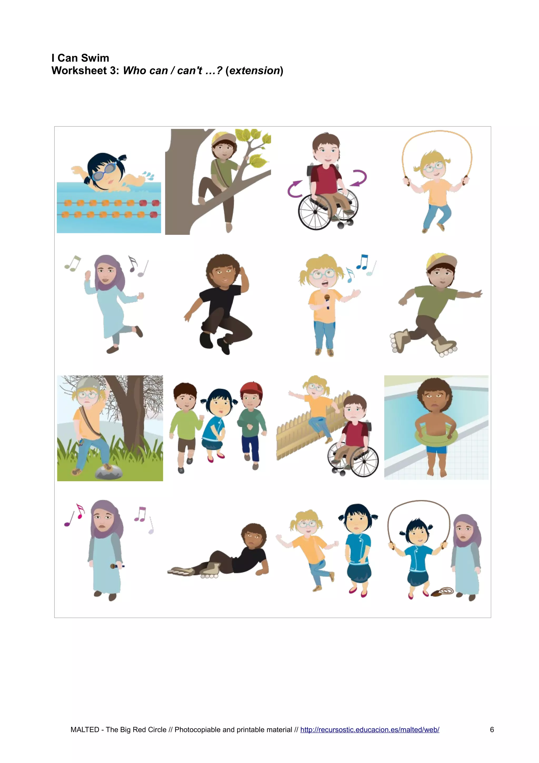 Worksheets i can | PDF